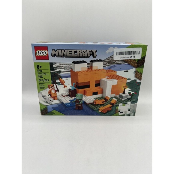 Lego | Toys | Lego Minecraft The Fox Lodge 2178 Building Set 193 Pcs ...